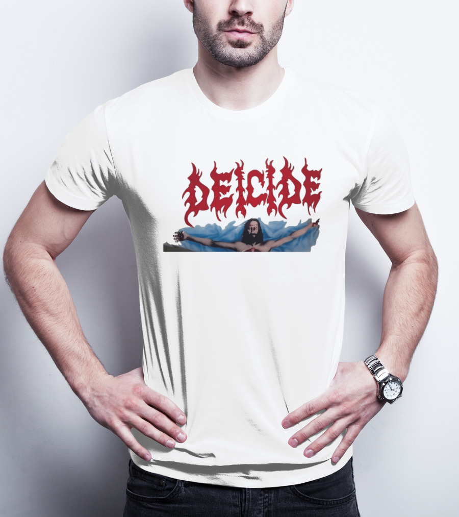 Deicide Once Upon The Cross Album Cover T-Shirt