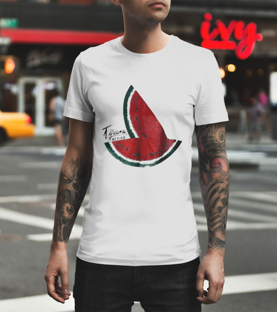 Tijuana Mexico Watermelon Summer Snack Souvenir T-Shirt