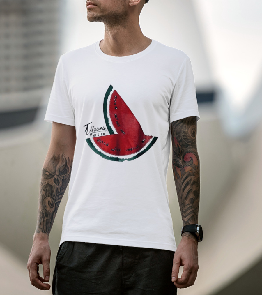 Tijuana Mexico Watermelon Summer Snack Souvenir T-Shirt