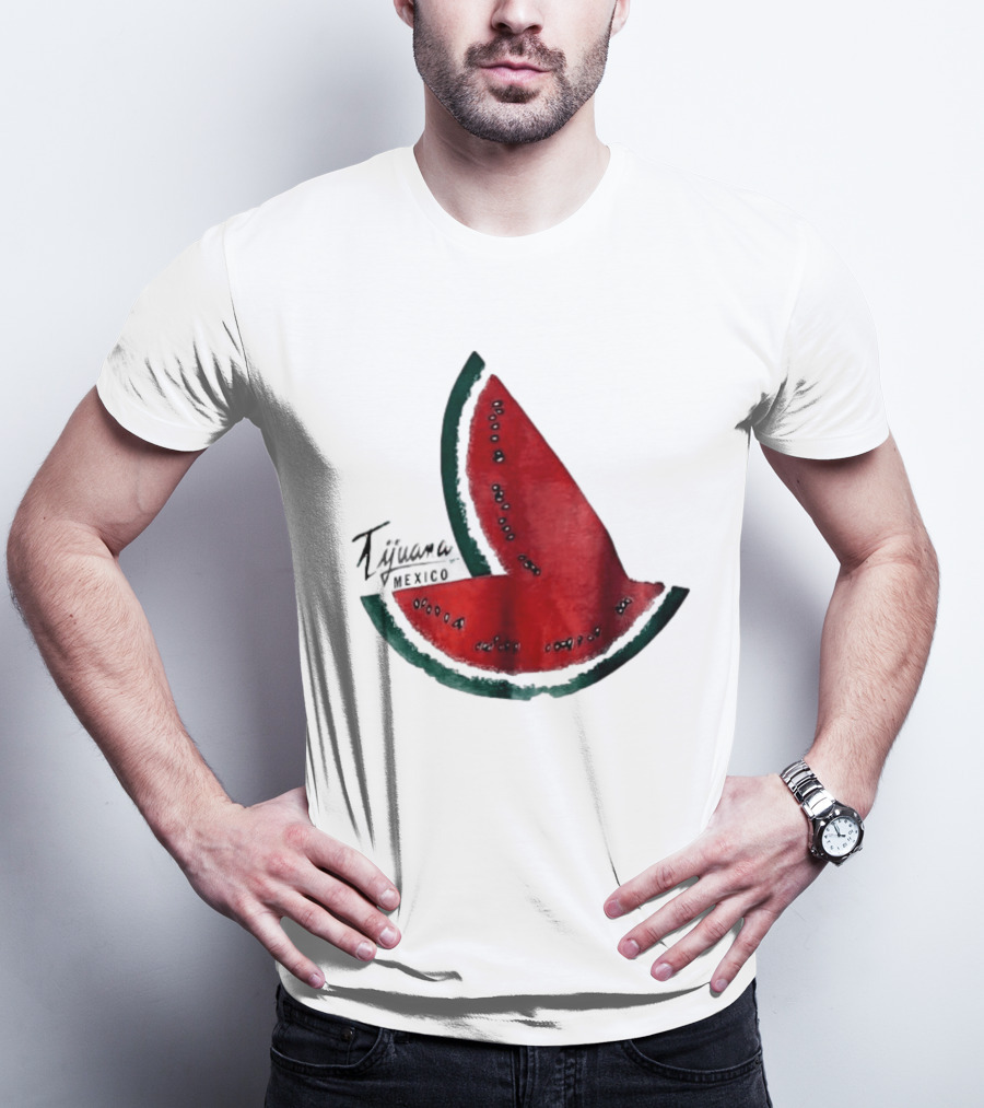 Tijuana Mexico Watermelon Summer Snack Souvenir T-Shirt