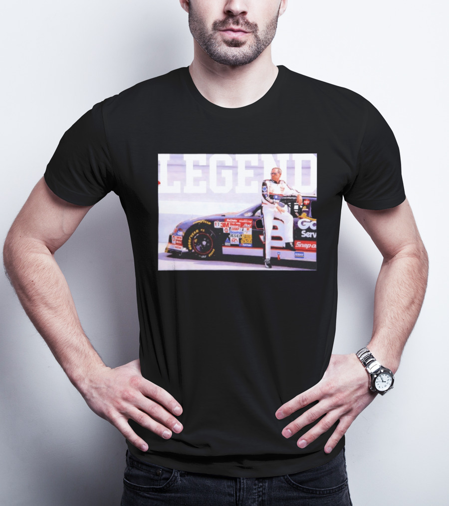 Dale Earnhardt Richard Childress Racing Nascar Winston Cup Legend Goodyear Snap On Holley T-Shirt