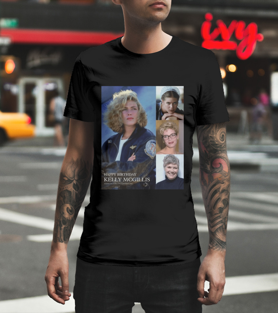 Happy Birthday Kelly McGillis Photos Compilation T-Shirt