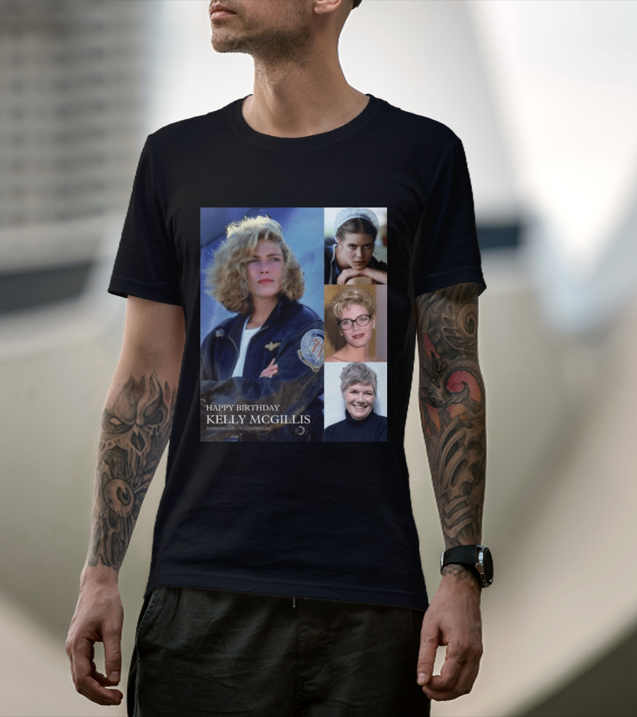 Happy Birthday Kelly McGillis Photos Compilation T-Shirt