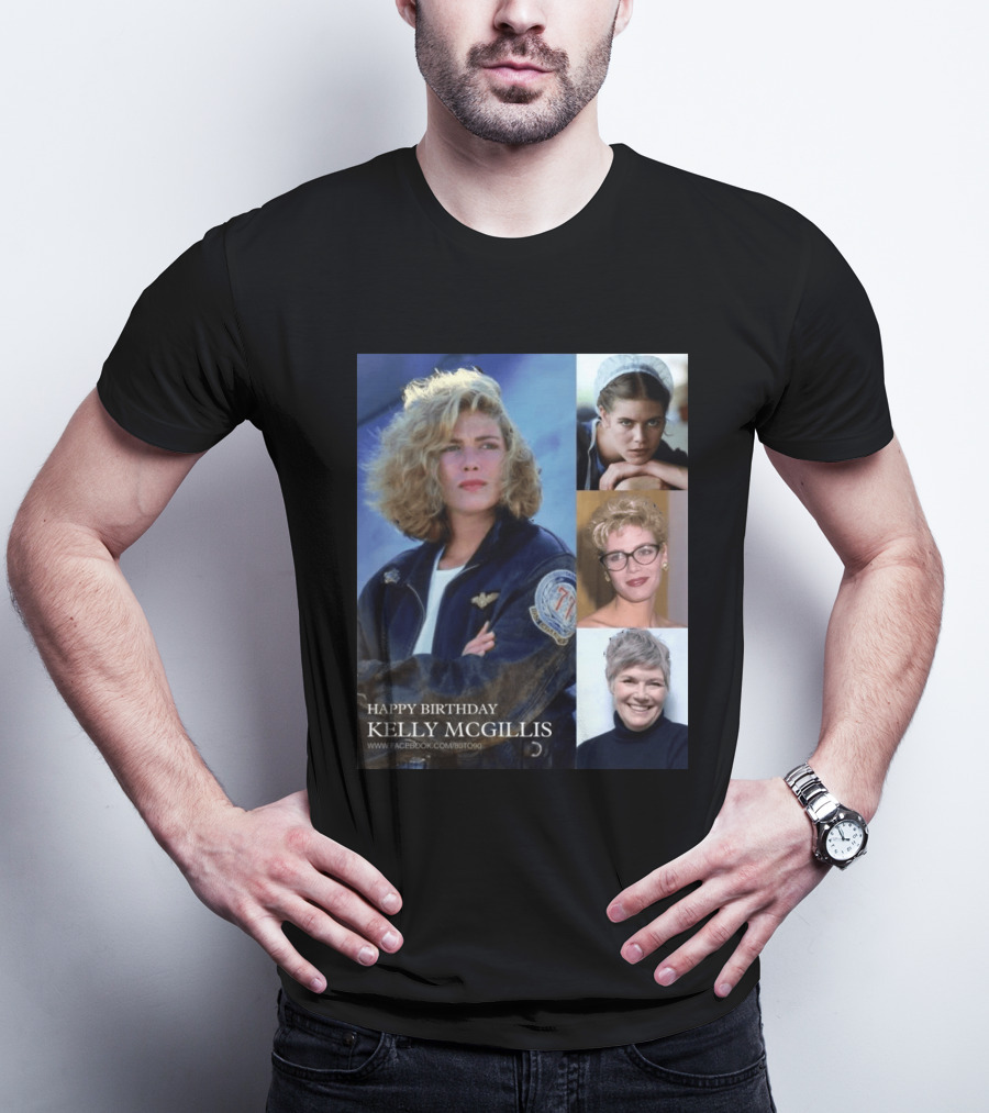 Happy Birthday Kelly McGillis Photos Compilation T-Shirt