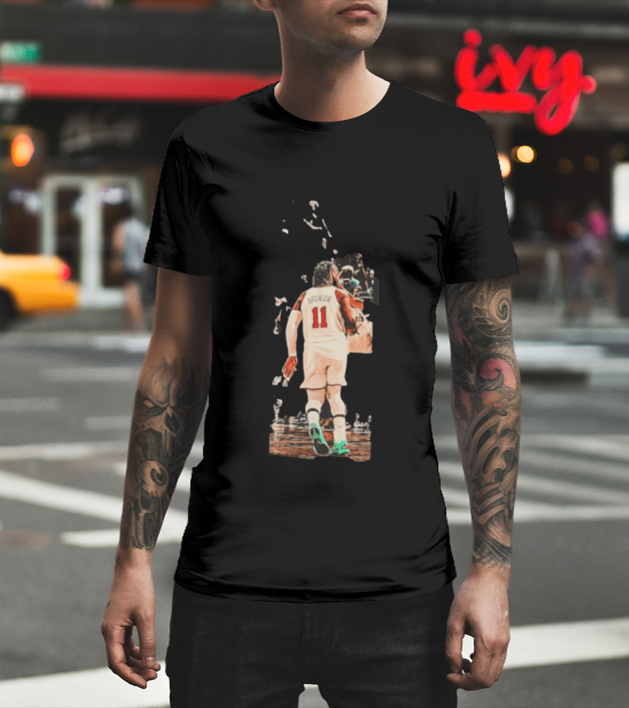 Jalen Brunson New York Knicks NBA Player Number 11 T-Shirt