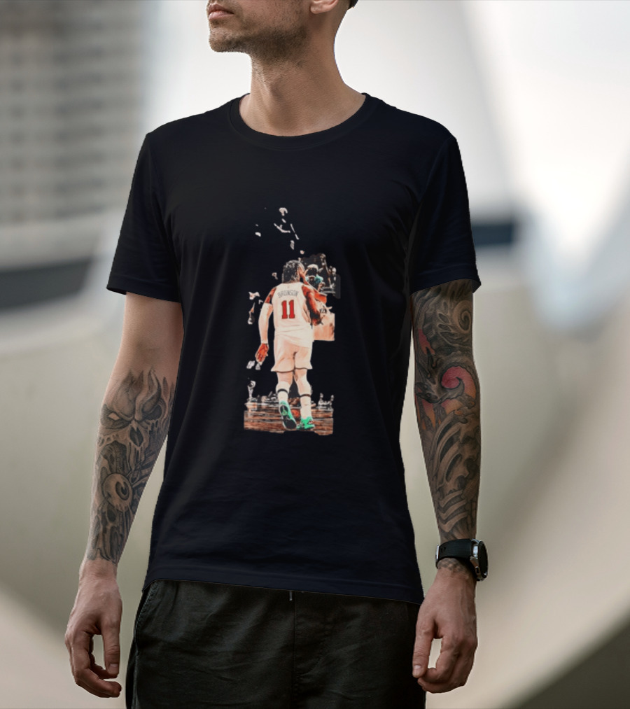 Jalen Brunson New York Knicks NBA Player Number 11 T-Shirt