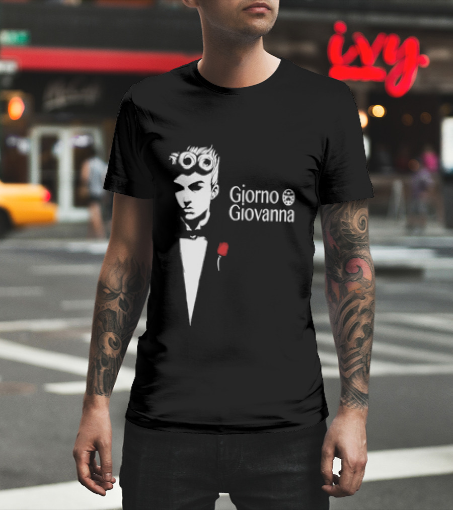 JoJo's Bizarre Adventure Giorno Giovanna Godfather T-Shirt