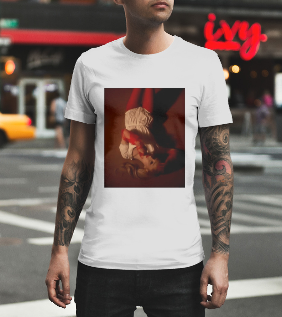 Ariana Grande Red And White Eternal Sunshine Aesthetic T-Shirt