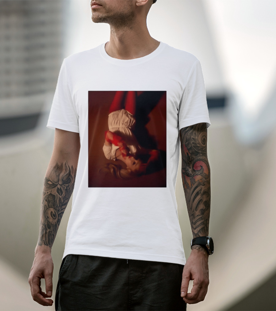 Ariana Grande Red And White Eternal Sunshine Aesthetic T-Shirt