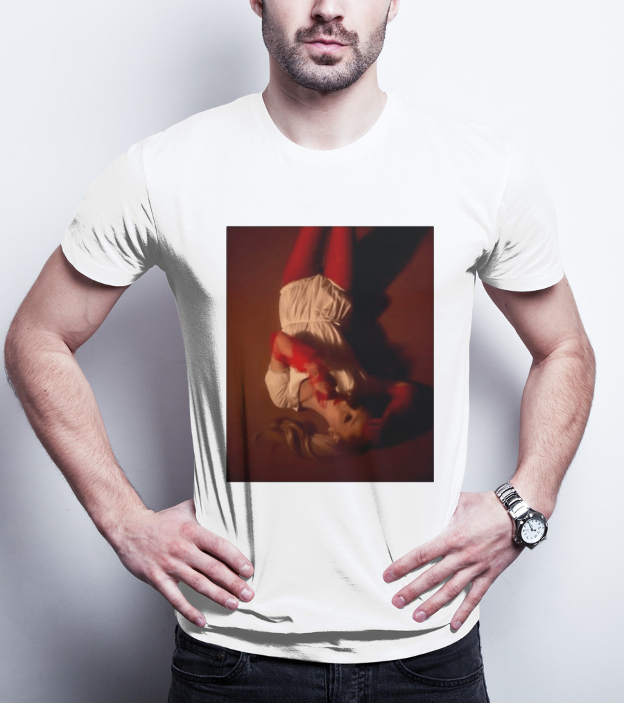 Ariana Grande Red And White Eternal Sunshine Aesthetic T-Shirt