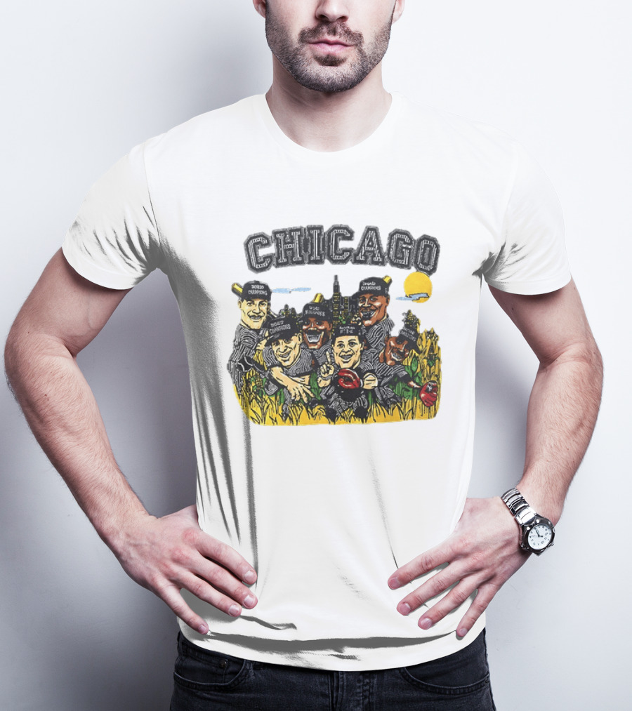 Chicago White Sox 1993 World Champions Fielding New Dreams T-Shirt