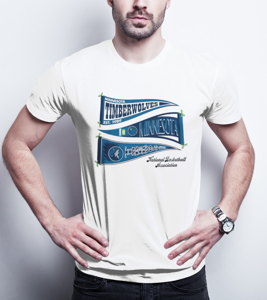 Minnesota Timberwolves NBA Pennants T-Shirt