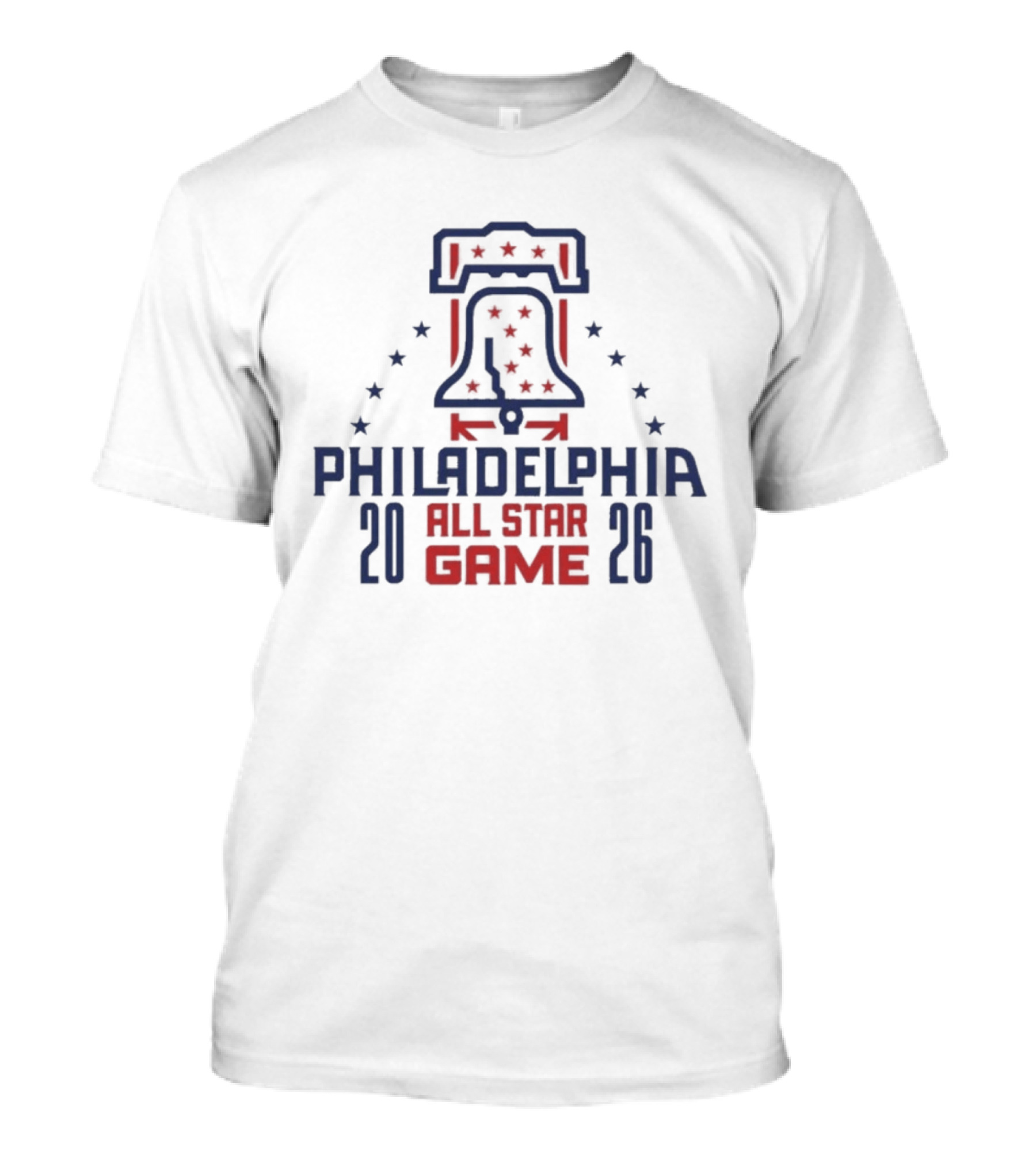 Philadelphia 2026 All Star Game Liberty Bell Stars T-Shirt