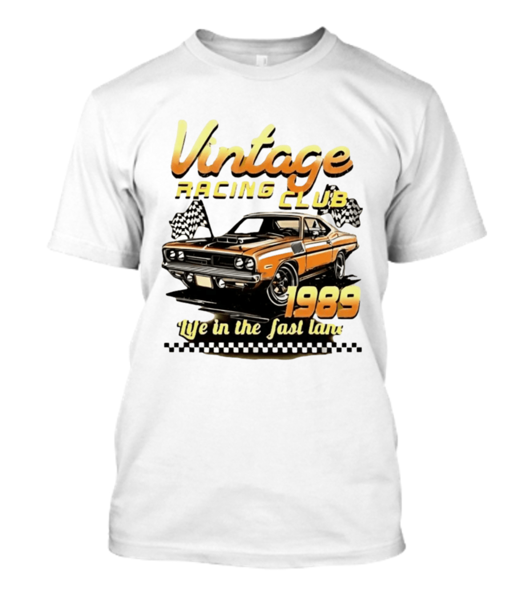 Vintage Racing Club 1989 Life In The Fast Lane T-Shirt