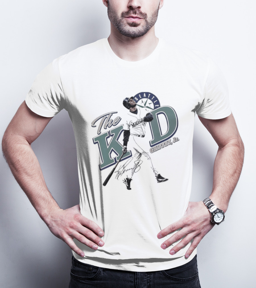 The Kid Seattle Mariners Ken Griffey Jr. Baseball T-Shirt