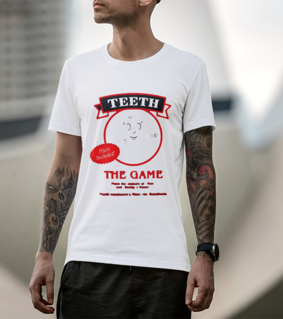 Teeth The Game Pliers Included From The Authors Of Widow's Bay Board Game T-Shirt