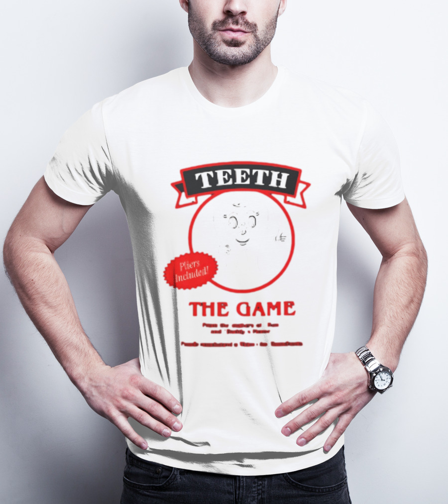 Teeth The Game Pliers Included From The Authors Of Widow's Bay Board Game T-Shirt