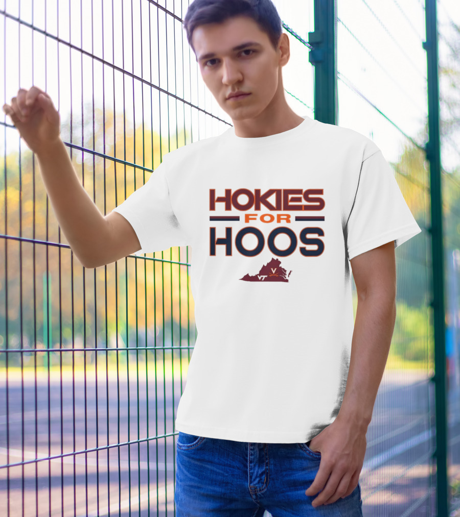 Hokies For Hoos Virginia Tech University Virginia Cavaliers T-Shirt