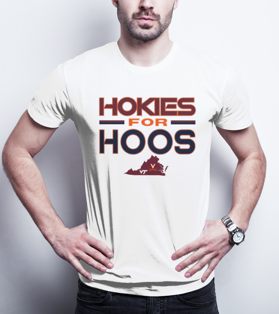 Hokies For Hoos Virginia Tech University Virginia Cavaliers T-Shirt