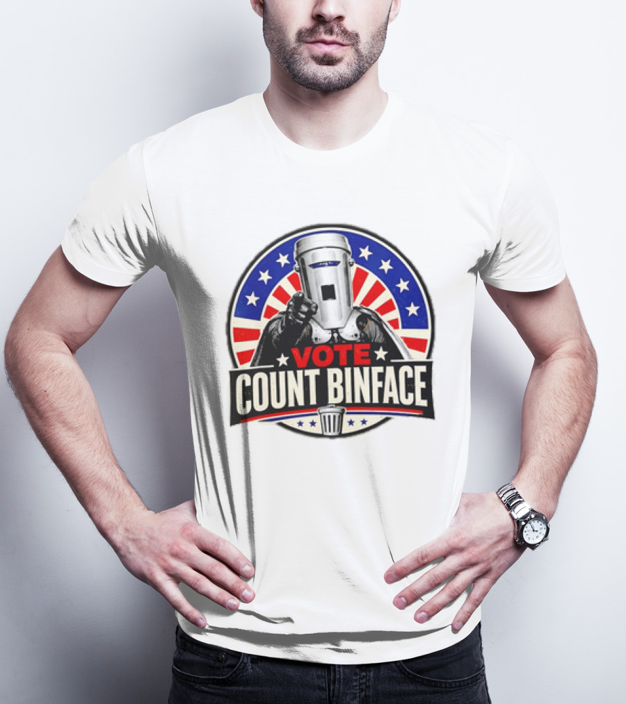 Vote Count Binface UK Politics Satirical Election T-Shirt
