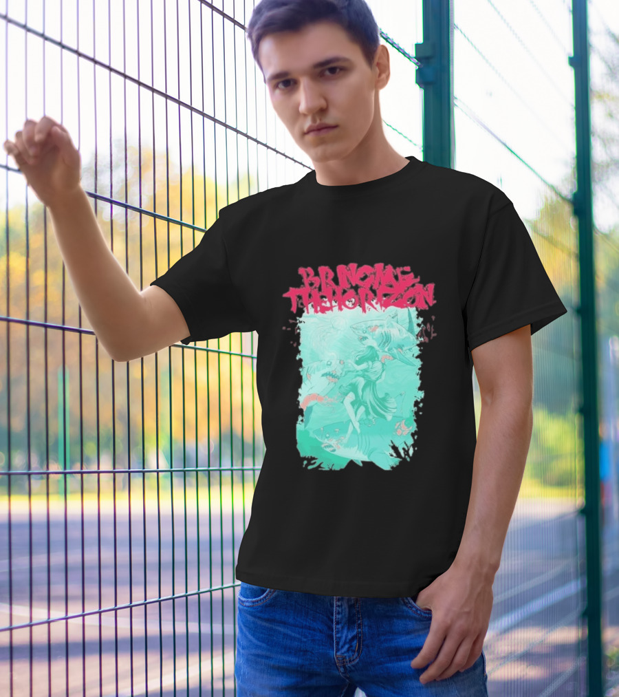 Bring Me The Horizon Shark Attack Artwork 2026 T-Shirt