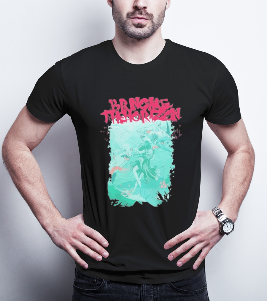 Bring Me The Horizon Shark Attack Artwork 2026 T-Shirt