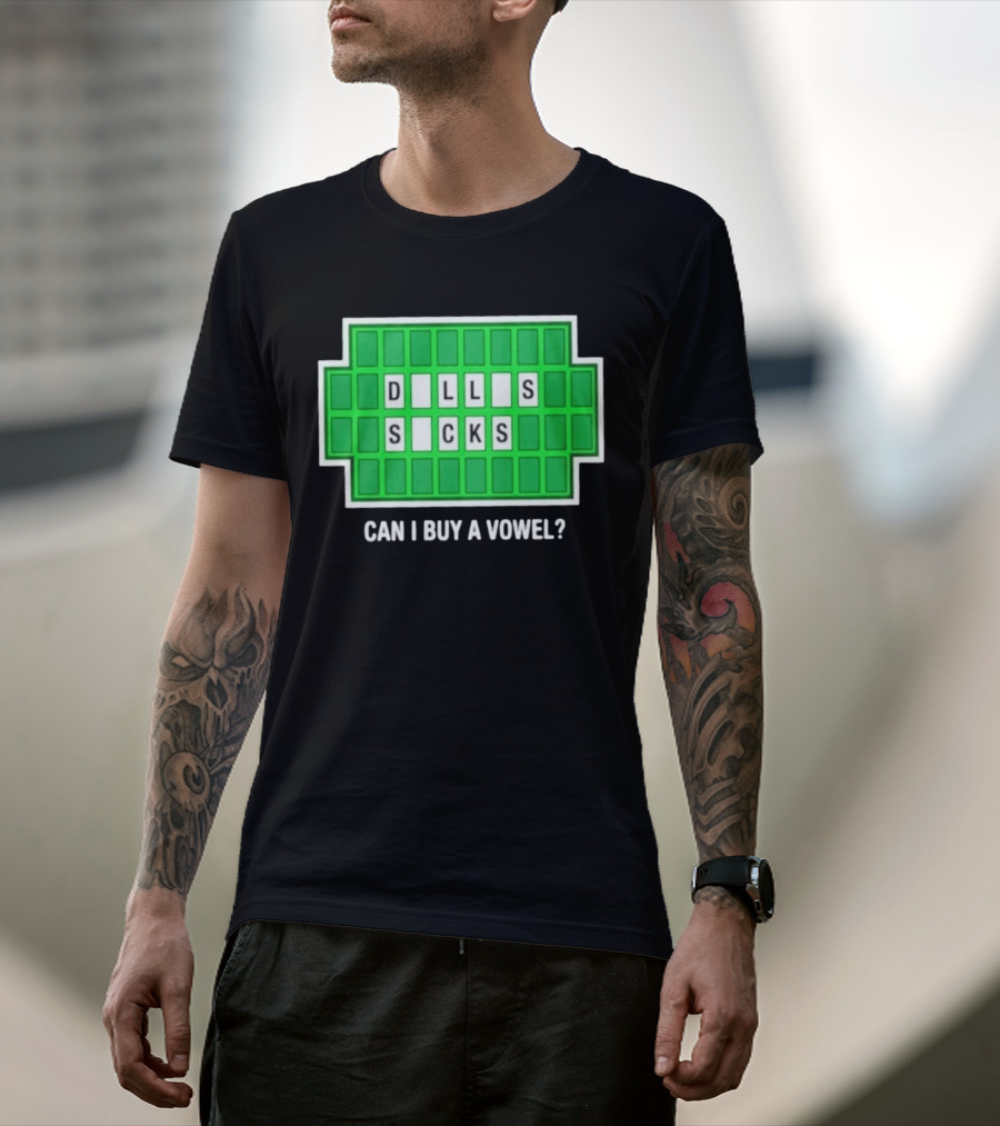 Dalls Scks Can I Buy A Vowel Game Show T-Shirt