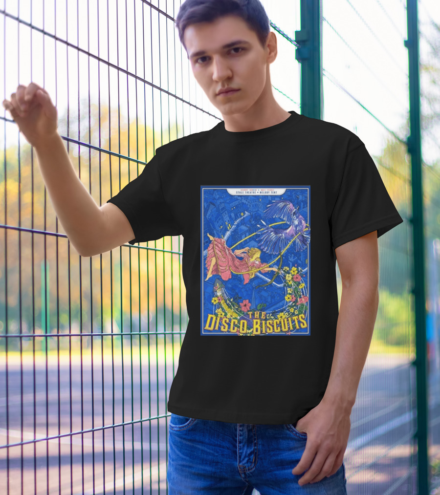 The Disco Biscuits July 11 2026 Jeezum Crow Music Festival Vermont Tour Stale Theatre Melody Tent T-Shirt