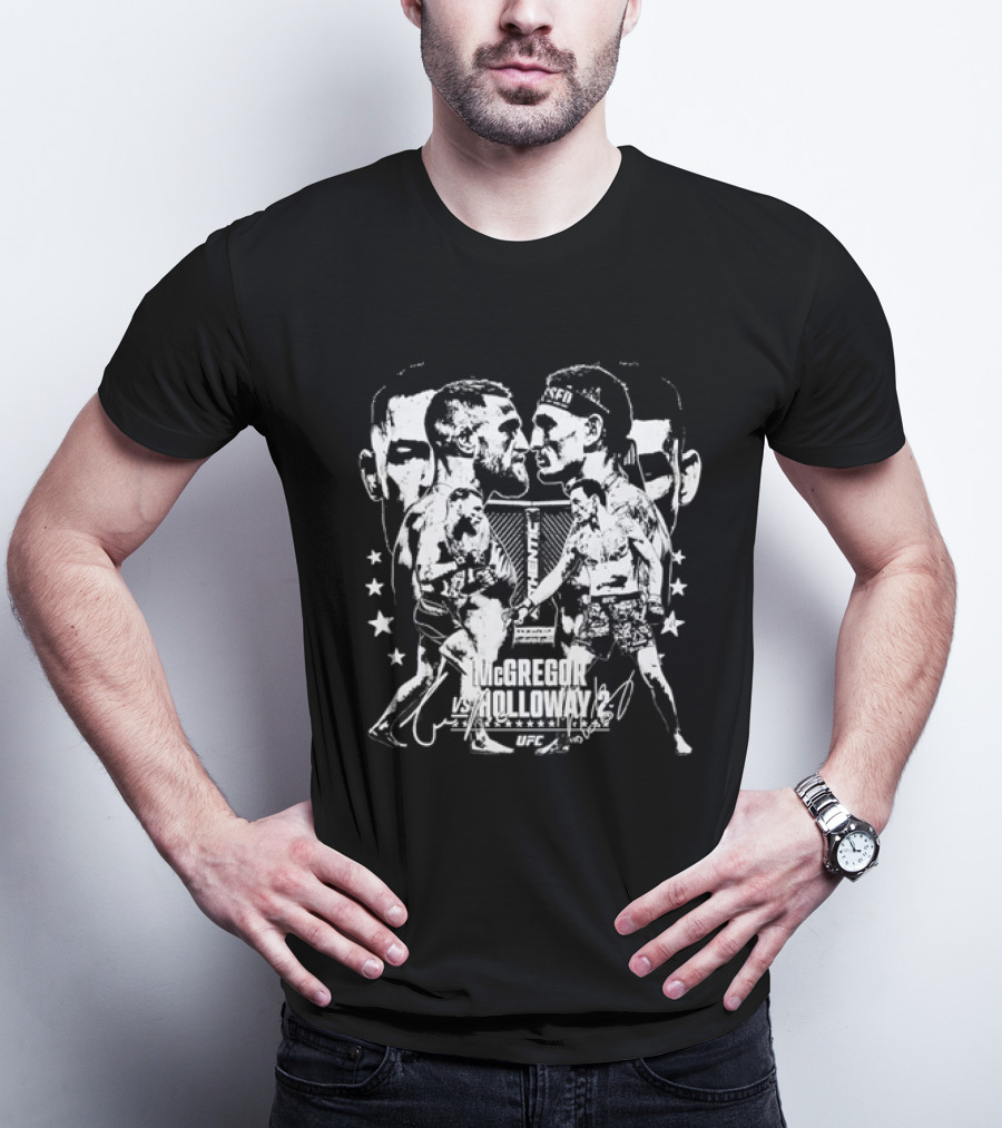 UFC McGregor Vs Holloway 2 Face Off Event 2023 T-Shirt