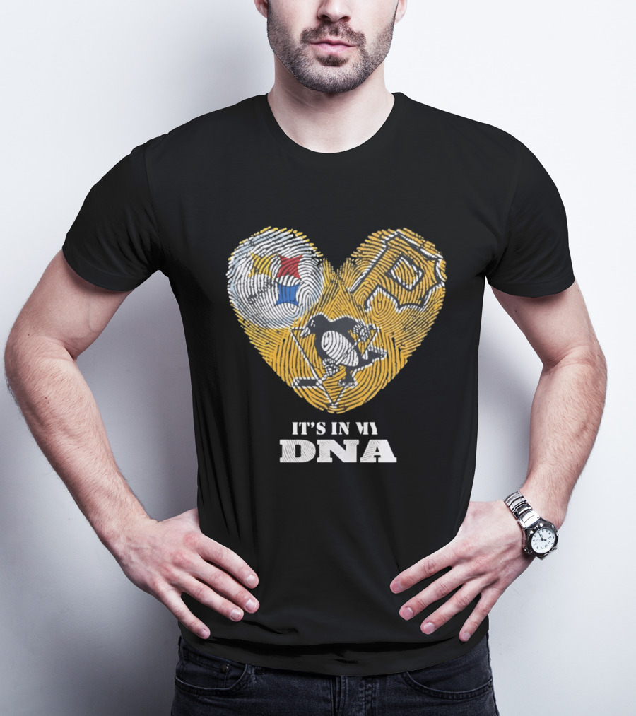 Pittsburgh Steelers Pirates Penguins It's In My DNA T-Shirt