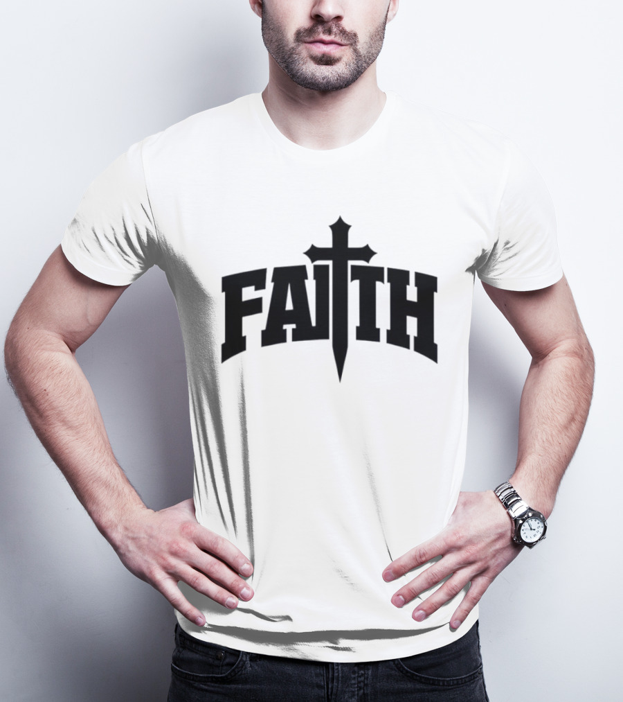 Faith Cross Christian Inspirational T-Shirt
