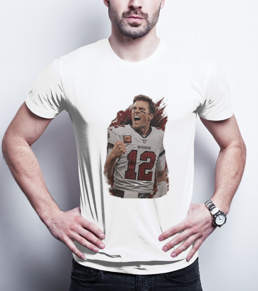 Tampa Bay Buccaneers Tom Brady Number 12 NFL Legend T-Shirt