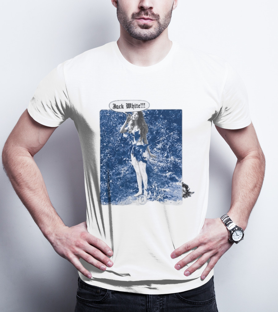 Jack White No Name Tour 2026 Eden Blue Tone Forest Scene T-Shirt