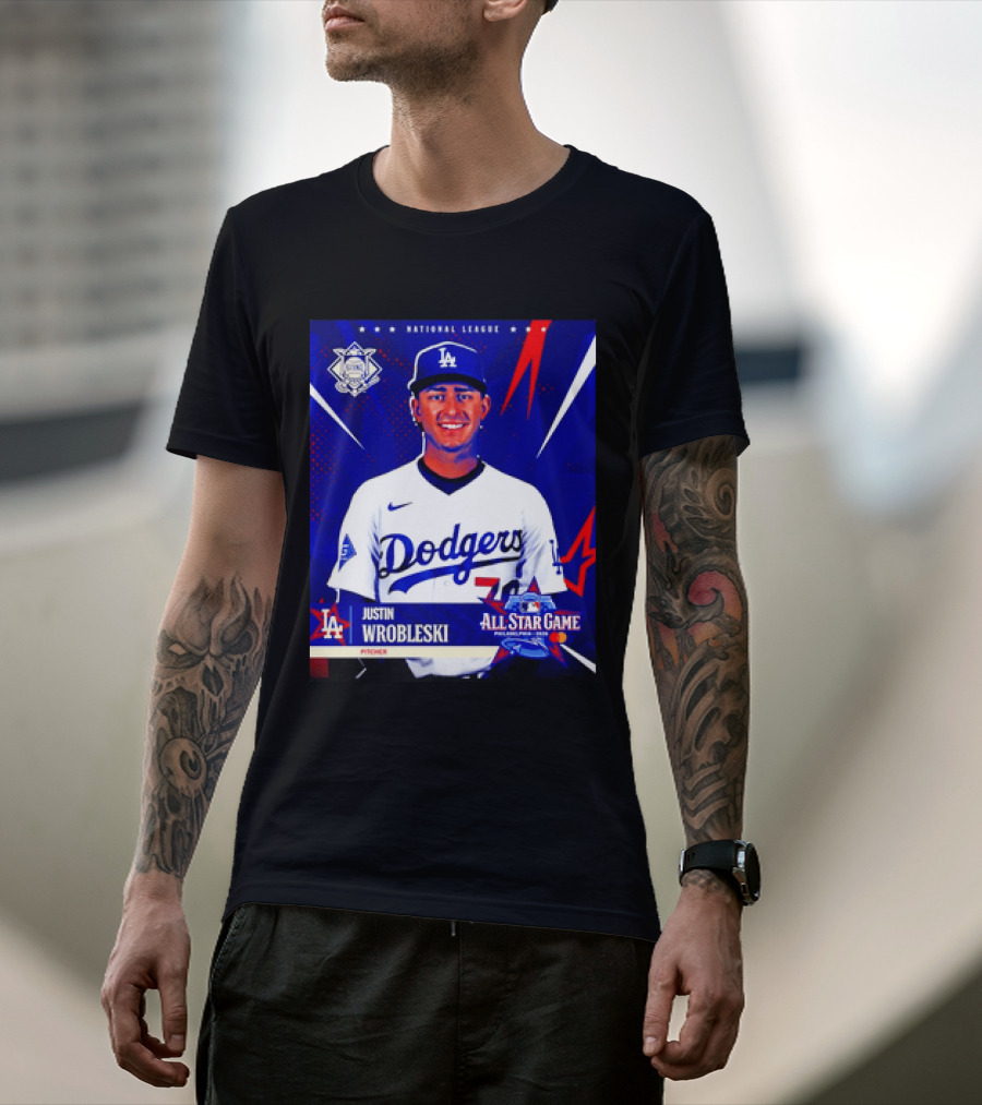 Justin Wrobleski Los Angeles Dodgers 2026 All Star Game National League T-Shirt