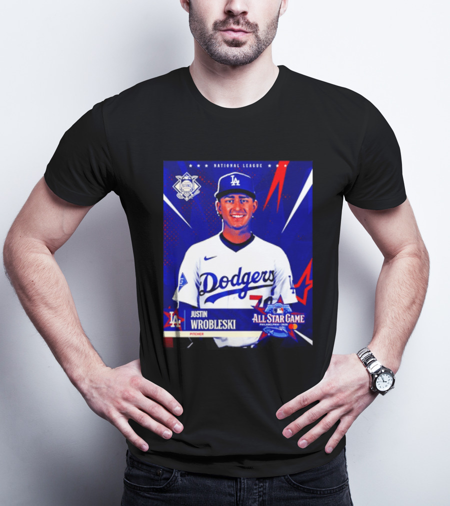 Justin Wrobleski Los Angeles Dodgers 2026 All Star Game National League T-Shirt