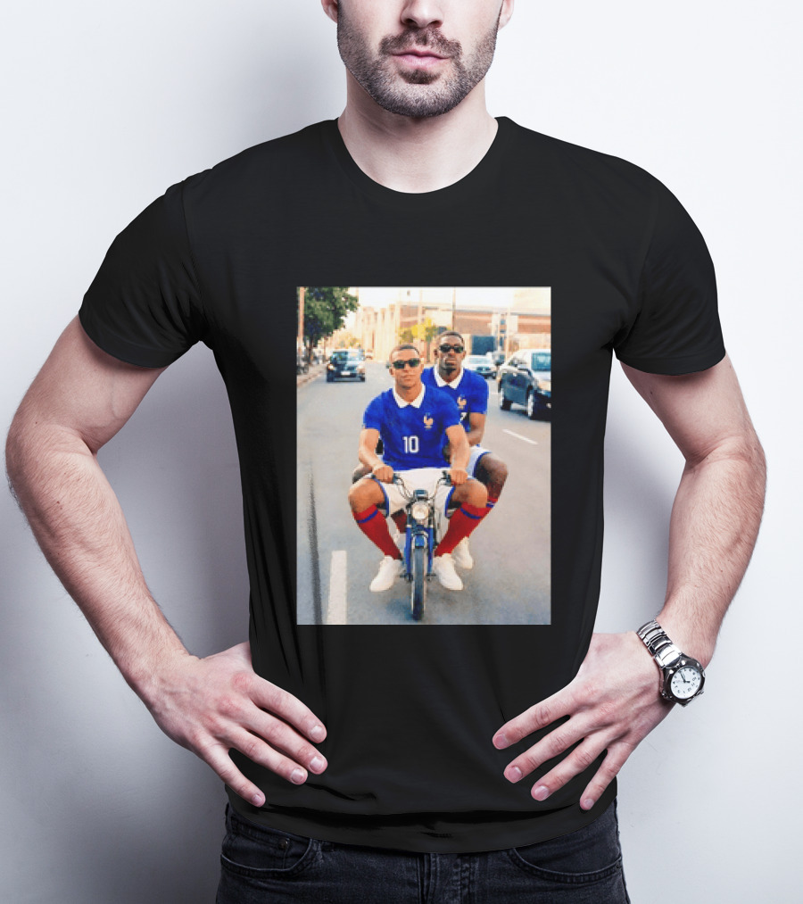 Kylian Mbappé Ousmane Dembélé France Team Jersey T-Shirt