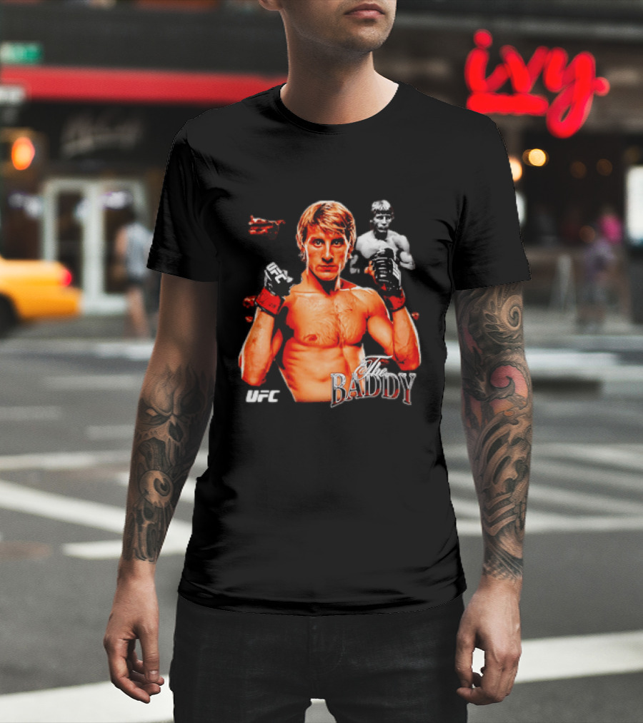 Paddy Pimblett The Baddy UFC MMA Fighter Image T-Shirt