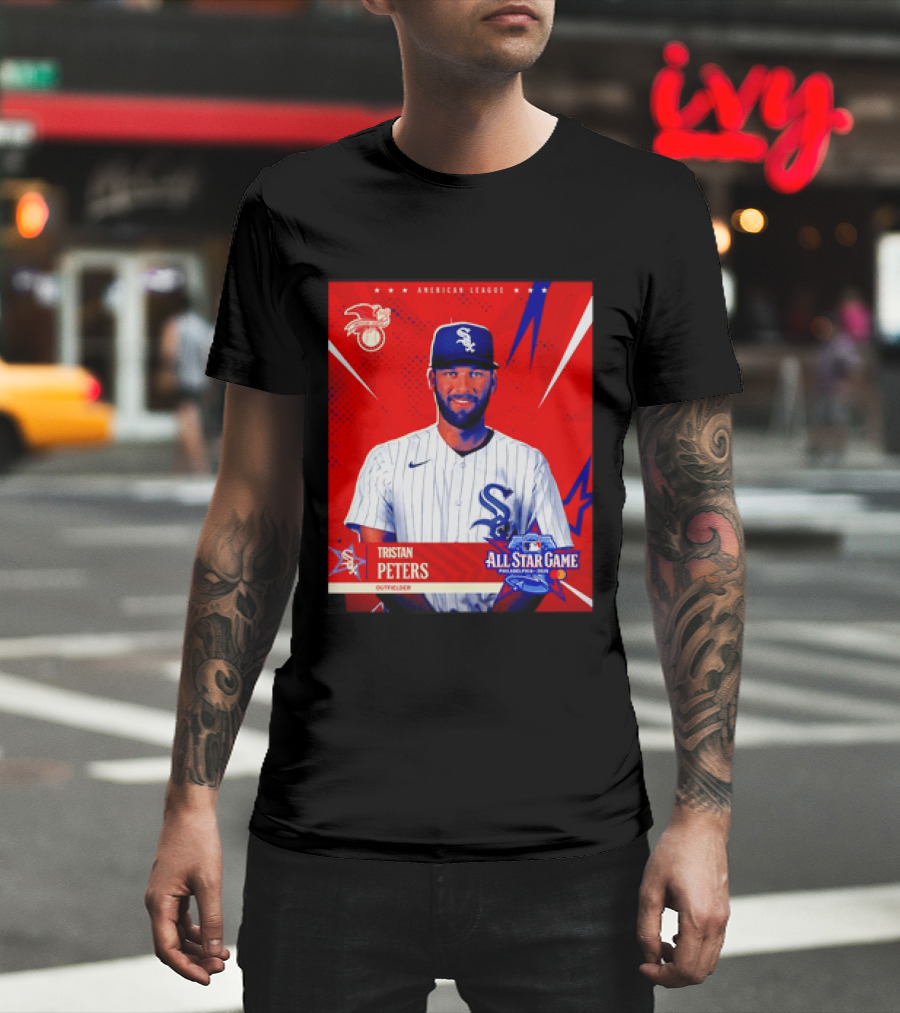 Tristan Peters Chicago White Sox 2026 American League All Star Game Outfielder T-Shirt