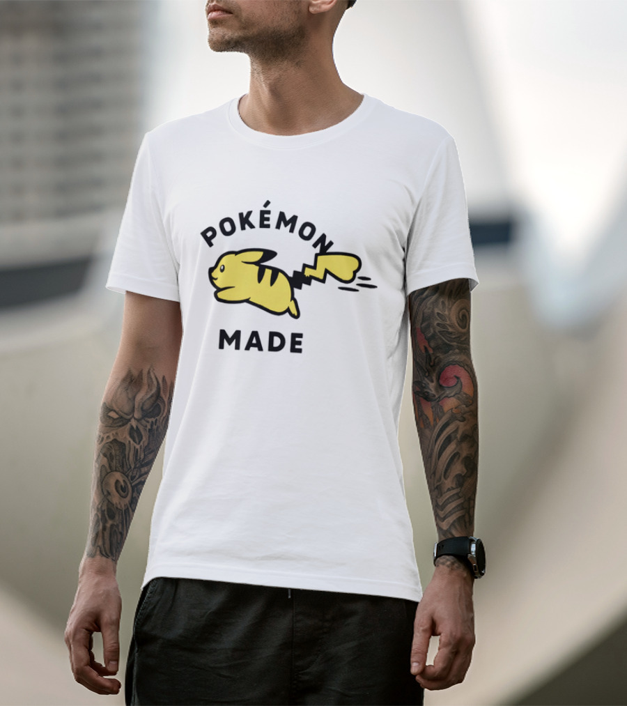 BTS Namjoon Pokémon Made Pikachu Running T-Shirt