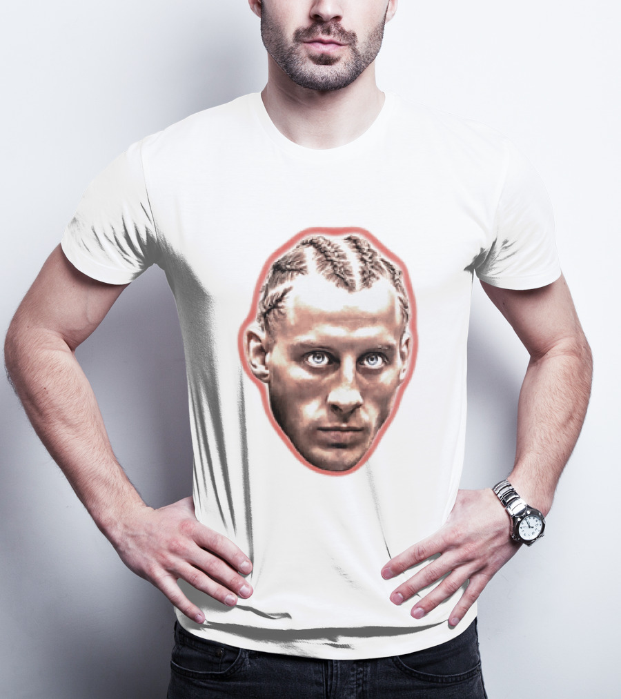 Paddy The Baddy Pimblett UFC MMA Fighter Portrait Braided Hairstyle T-Shirt