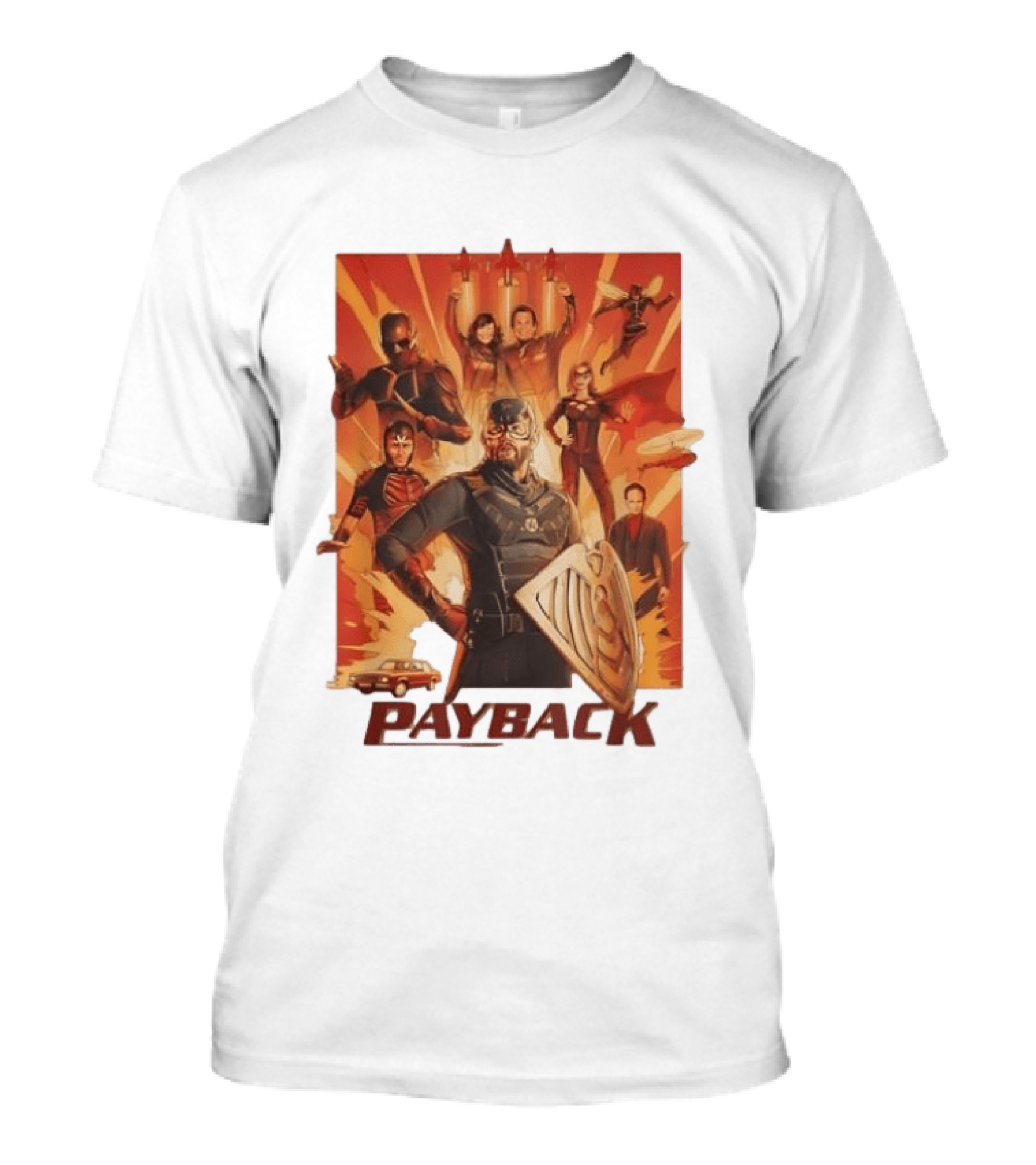 Payback The Boys Soldier Boy Crimson Countess Gunpowder Mindy Lite TNT Ensemble T-Shirt