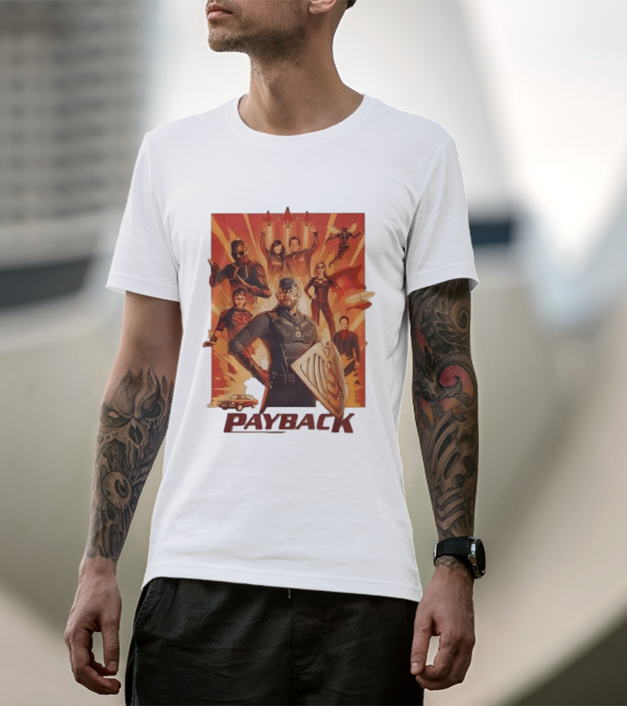 Payback The Boys Soldier Boy Crimson Countess Gunpowder Mindy Lite TNT Ensemble T-Shirt