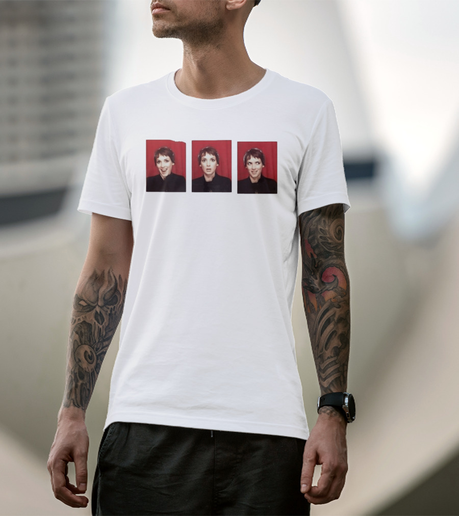 Winona Ryder 90s Photo Booth Strip Nostalgia Actress Vintage Aesthetic T-Shirt