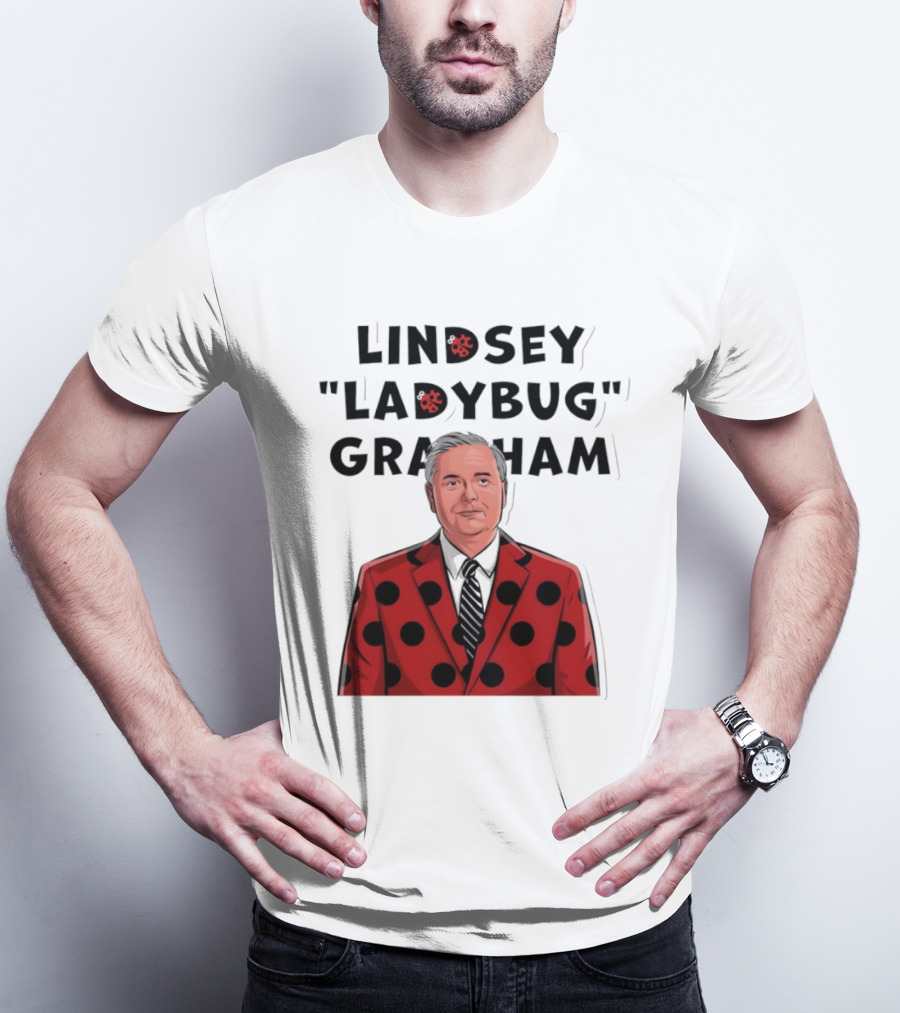 Lindsey "Ladybug" Graham Southern Satire Political Humor T-Shirt