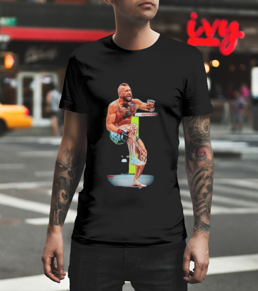 Conor McGregor One Minute Man Broken Leg UFC Fighter MMA Injury T-Shirt