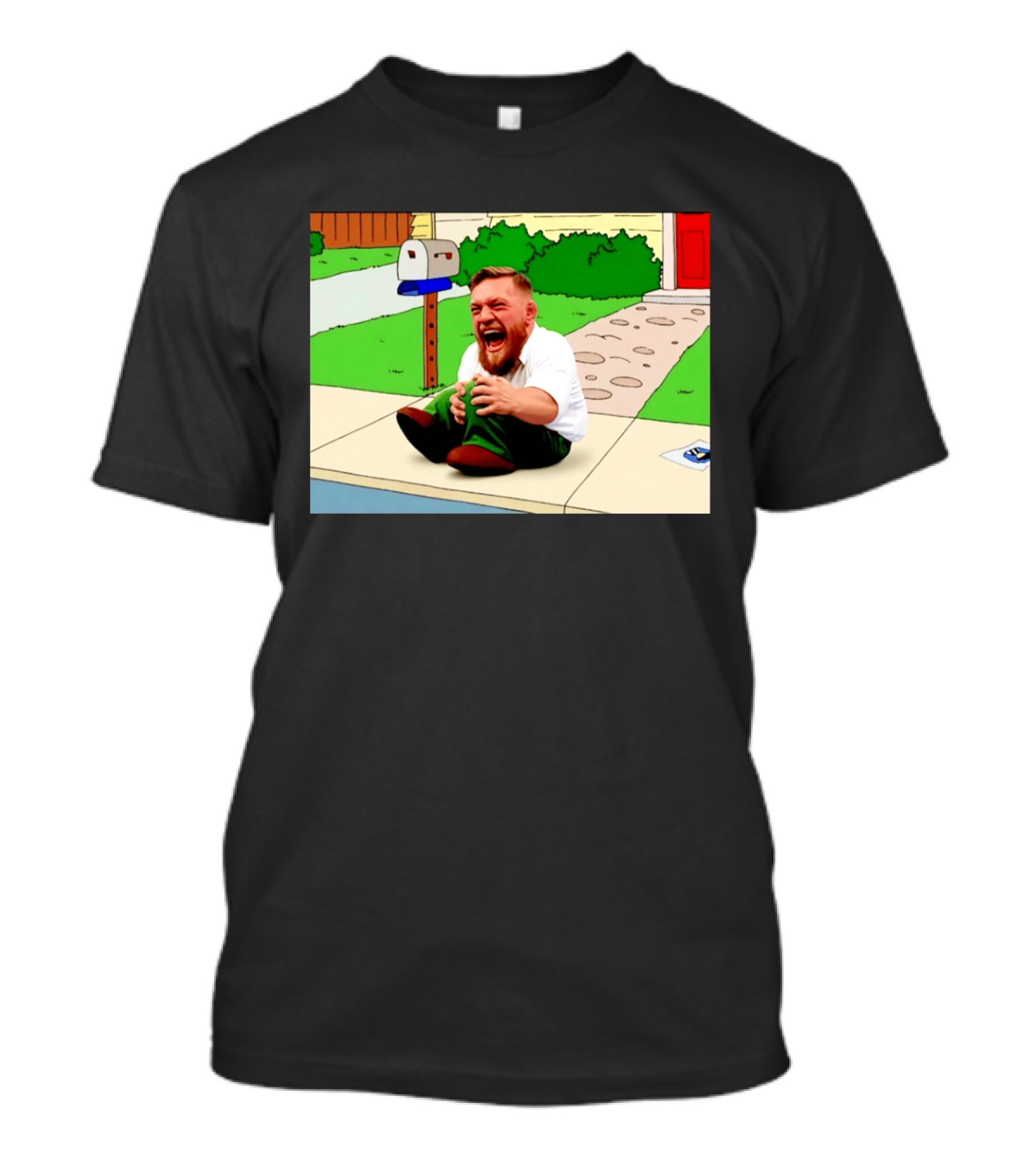 Family Guy Conor McGregor Laughing Curb Scene T-Shirt