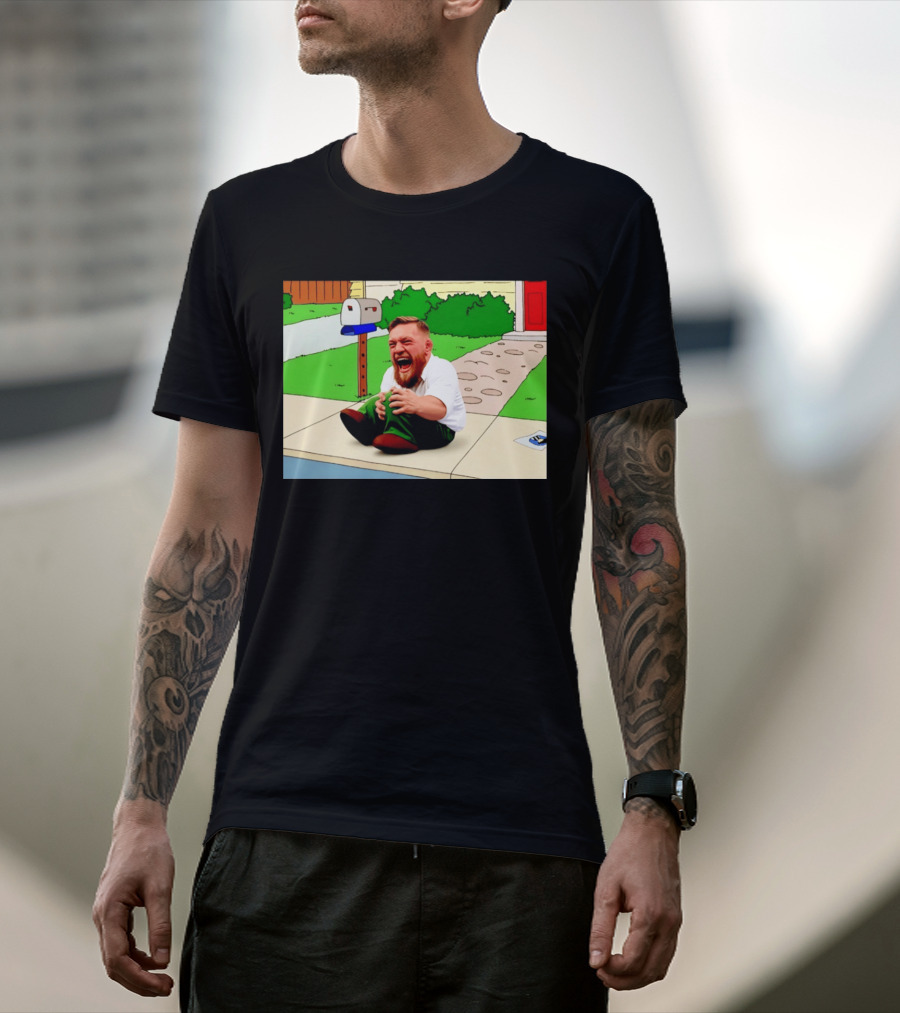 Family Guy Conor McGregor Laughing Curb Scene T-Shirt