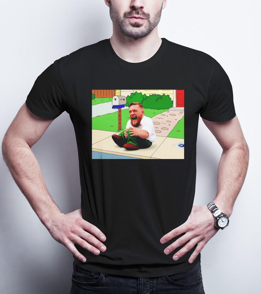 Family Guy Conor McGregor Laughing Curb Scene T-Shirt