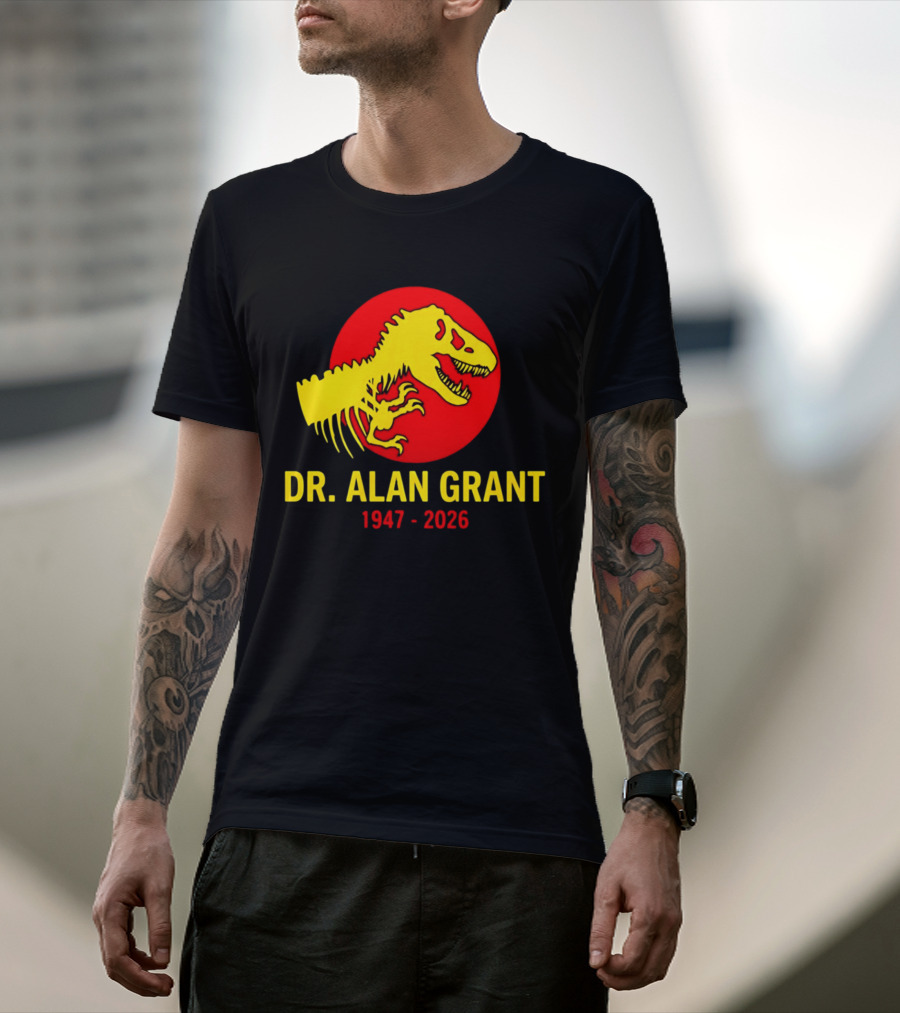 Dr. Alan Grant 1947 2026 Memorial Rex T-Shirt