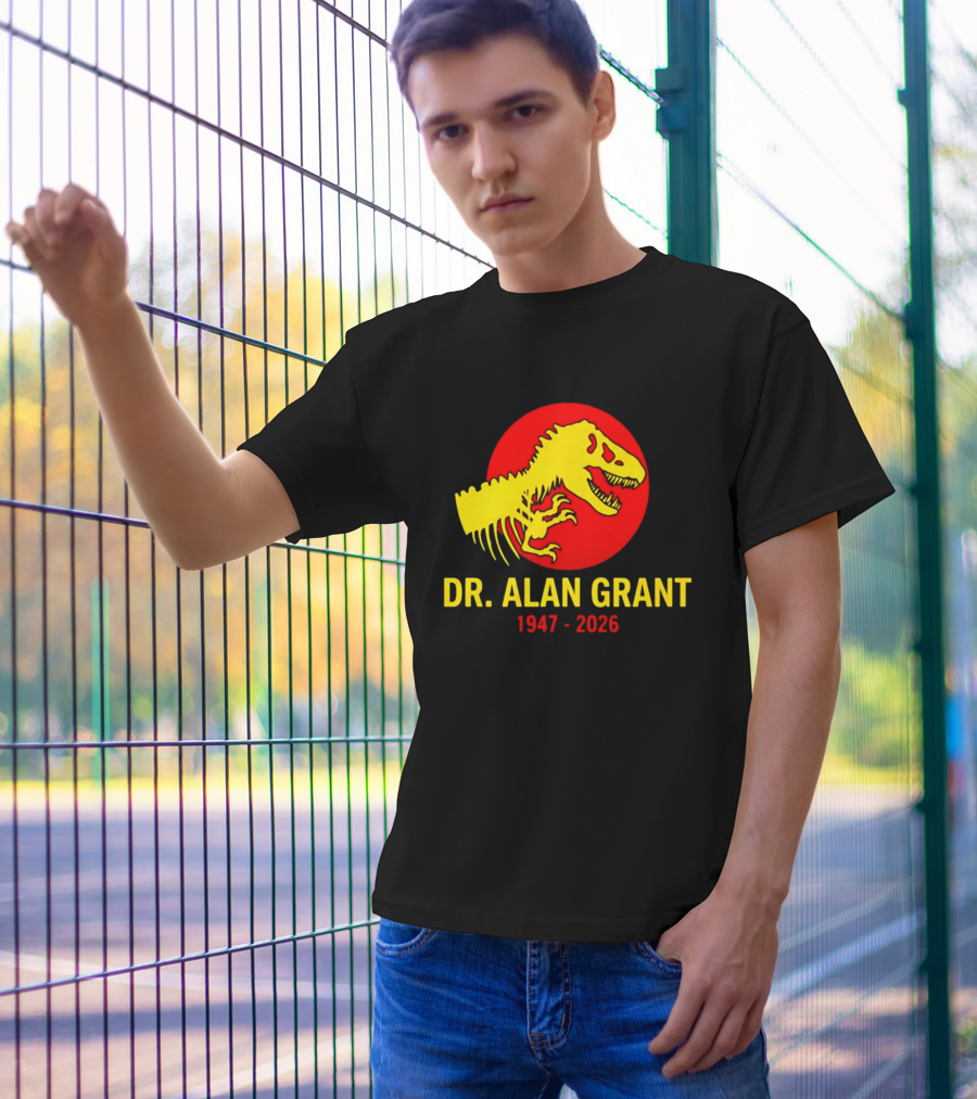 Dr. Alan Grant 1947 2026 Memorial Rex T-Shirt